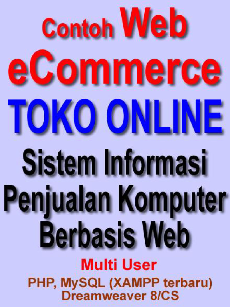Skripsi Toko Online - Desain Dan Analisis Sistem Informasi Penjualan ...