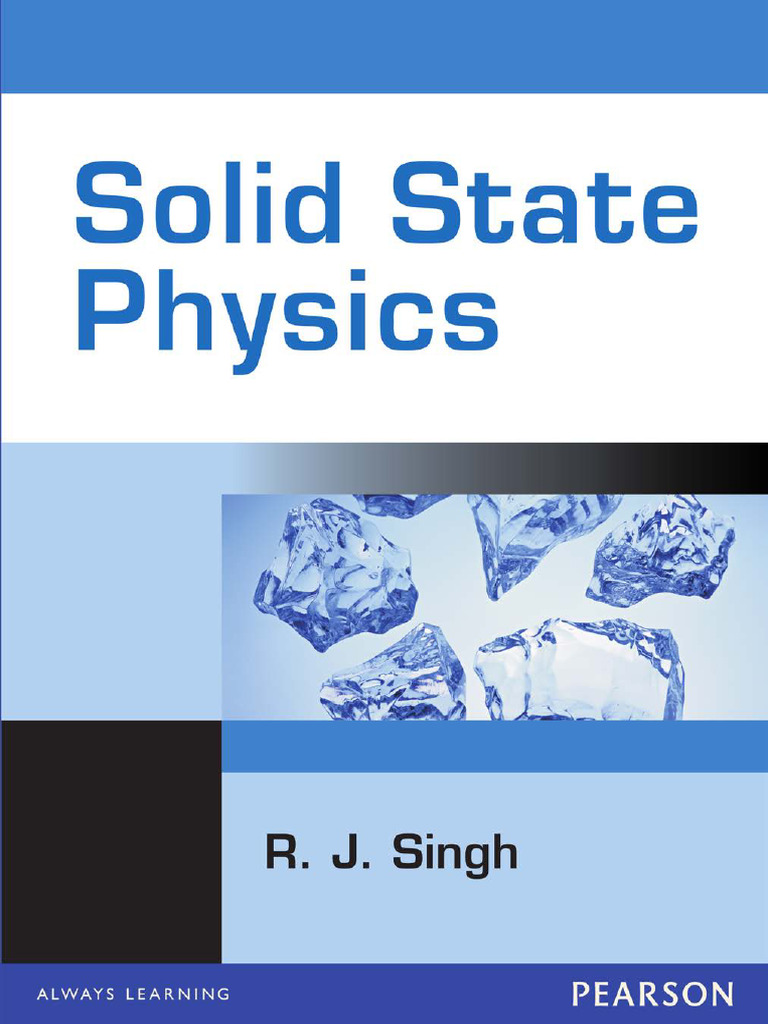 R. J. Singh - Solid State Physics-Pearson Education (2011) | PDF | Superconductivity ...