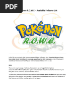 Pokémon Rising Ruby/Sinking Sapphire Changes | PDF | Sequel | Japanese ...