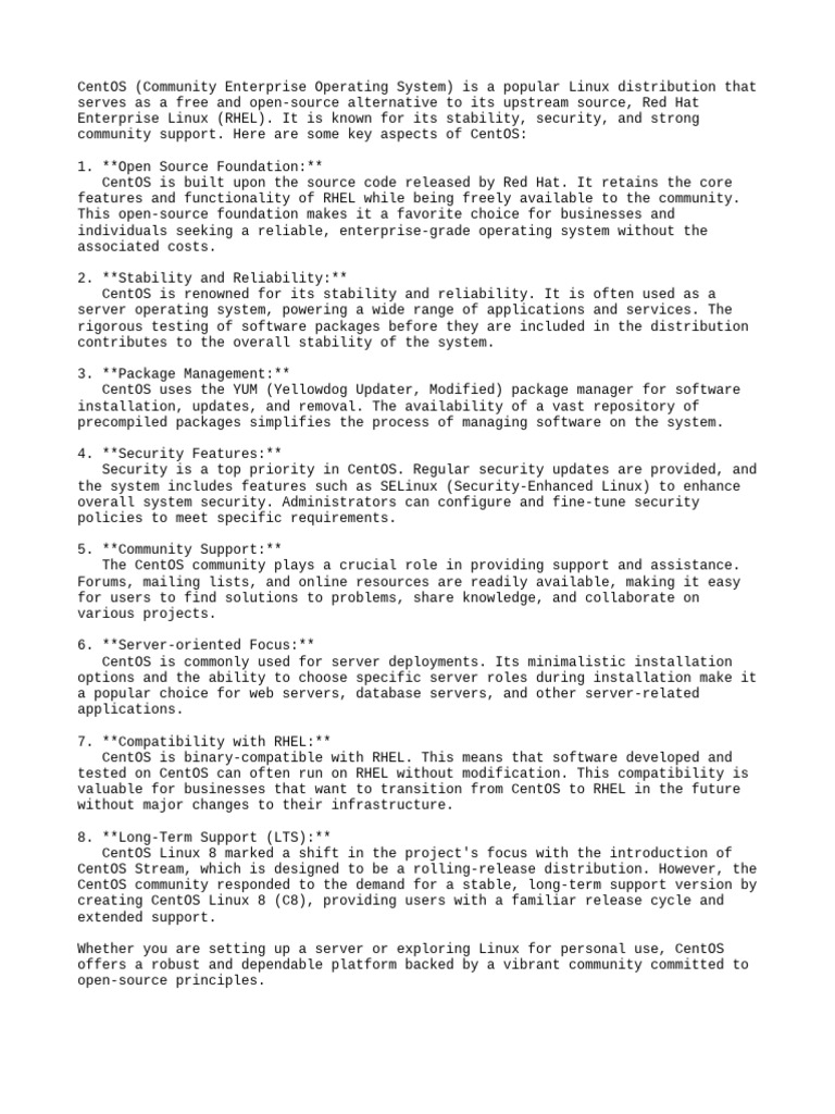 Cent OS | PDF | Software Engineering | Computer Architecture