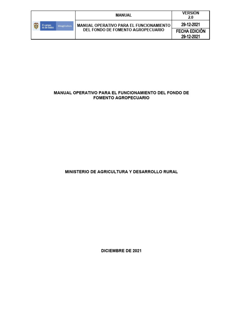 Manual FFA V2 - 30.12.2021 Editable | PDF | Economias
