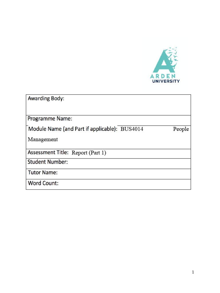 BUS4014 People Management Part 1 | PDF | Talent Management | Recruitment