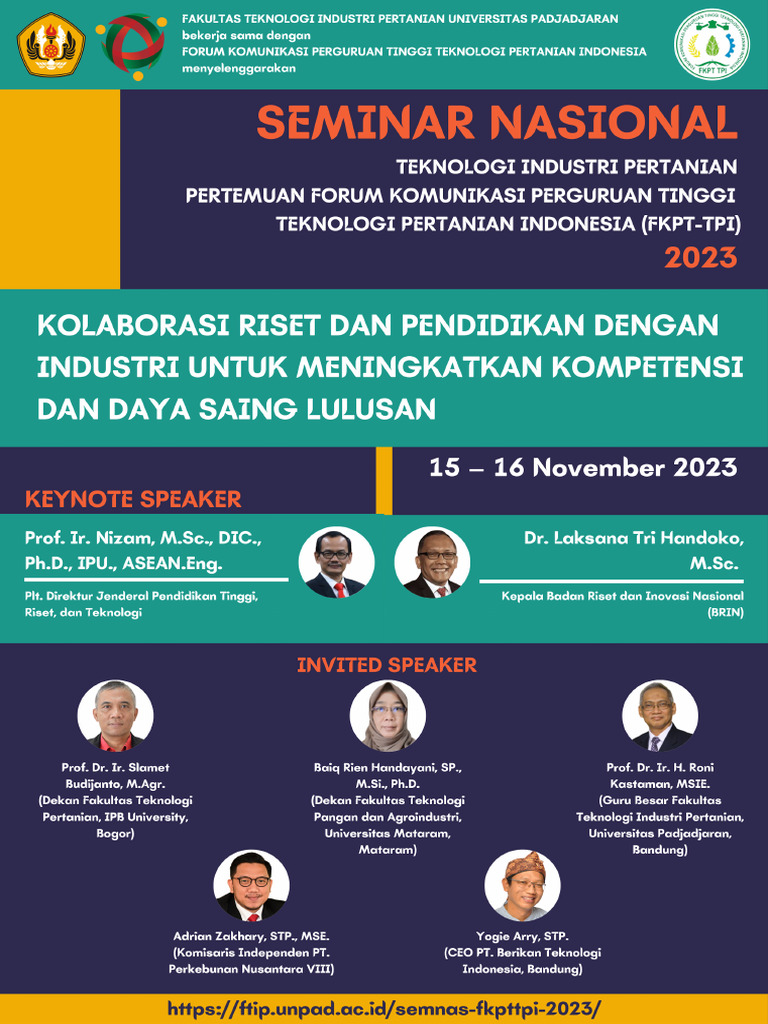 Seminar Nasional Teknologi Industri Pertanian Forum Komunikasi ...