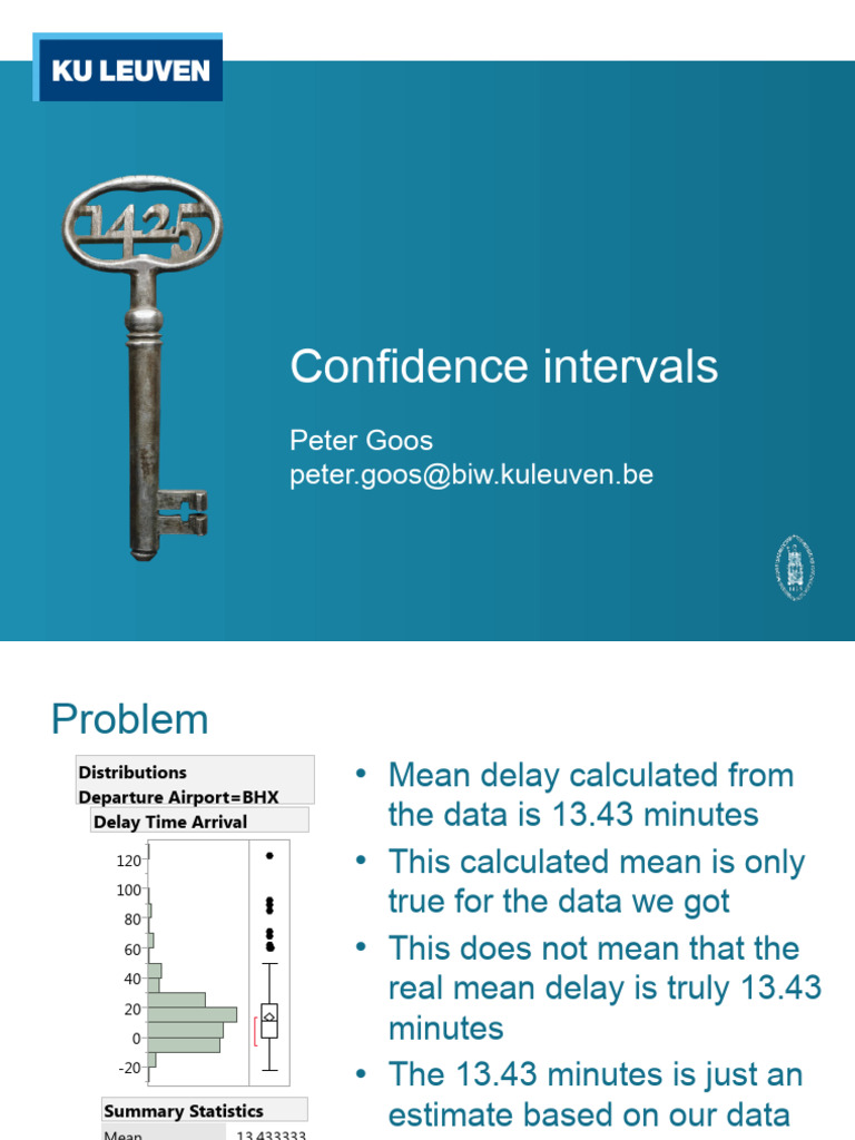 03 Confidence Intervals | PDF | Standard Deviation | Confidence Interval