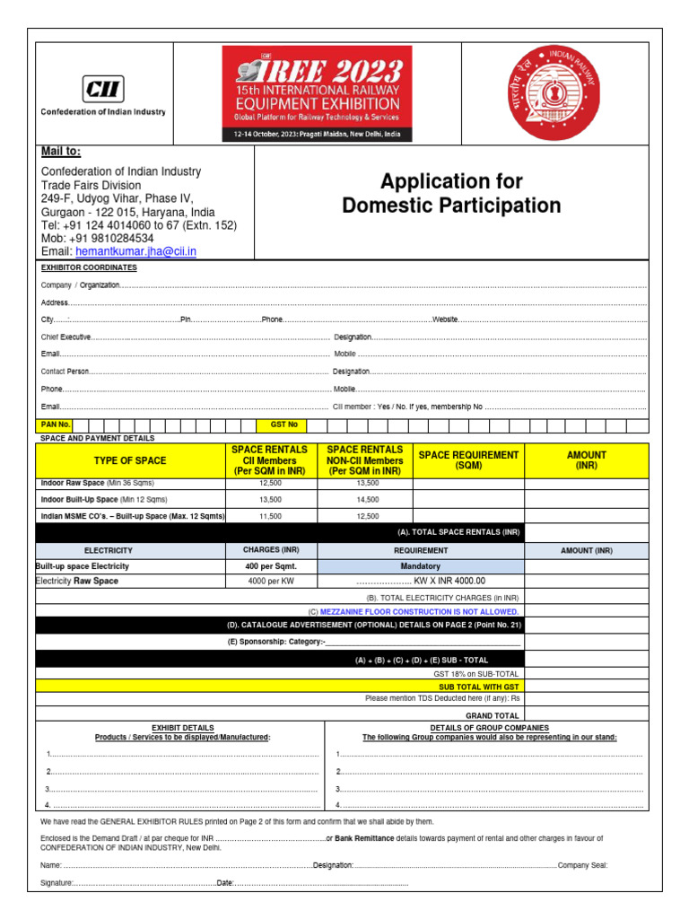 Domestic Application Form | PDF | Arbitration
