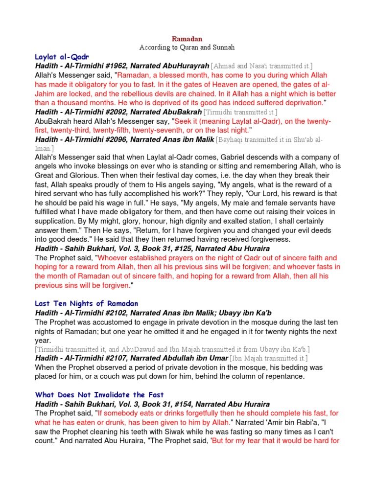 Ram Ad An | Download Free PDF | Ramadan | Muhammad