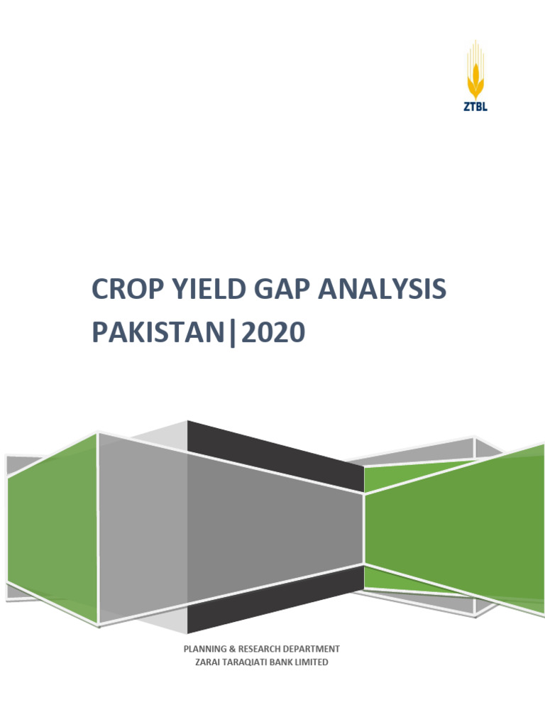 Crop Yield Gap Analysis Pdf Agriculture Wheat