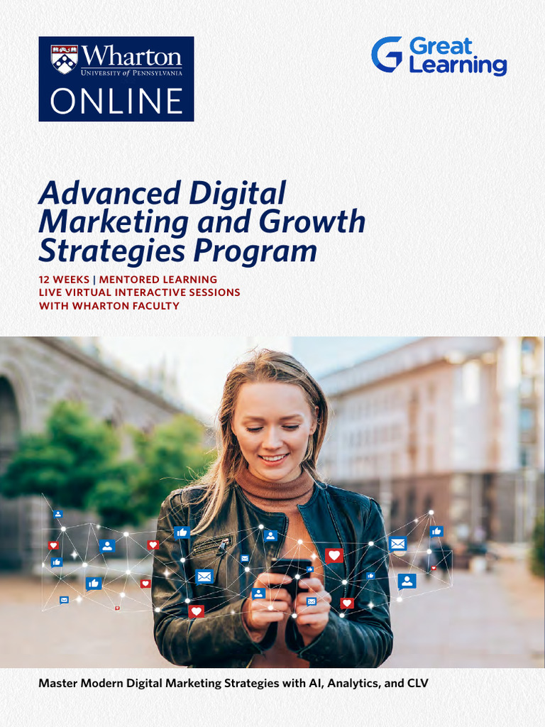 Online Wharton Advanced Digital Marketing Program | PDF | Digital Marketing | Analytics