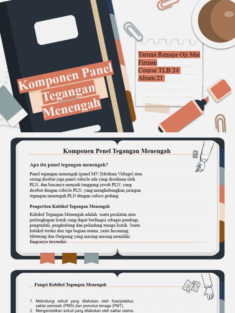 Komponen Panel Tegangan Menengah | PDF