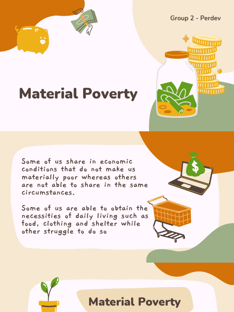 Material Poverty | PDF | Poverty | Poverty & Homelessness