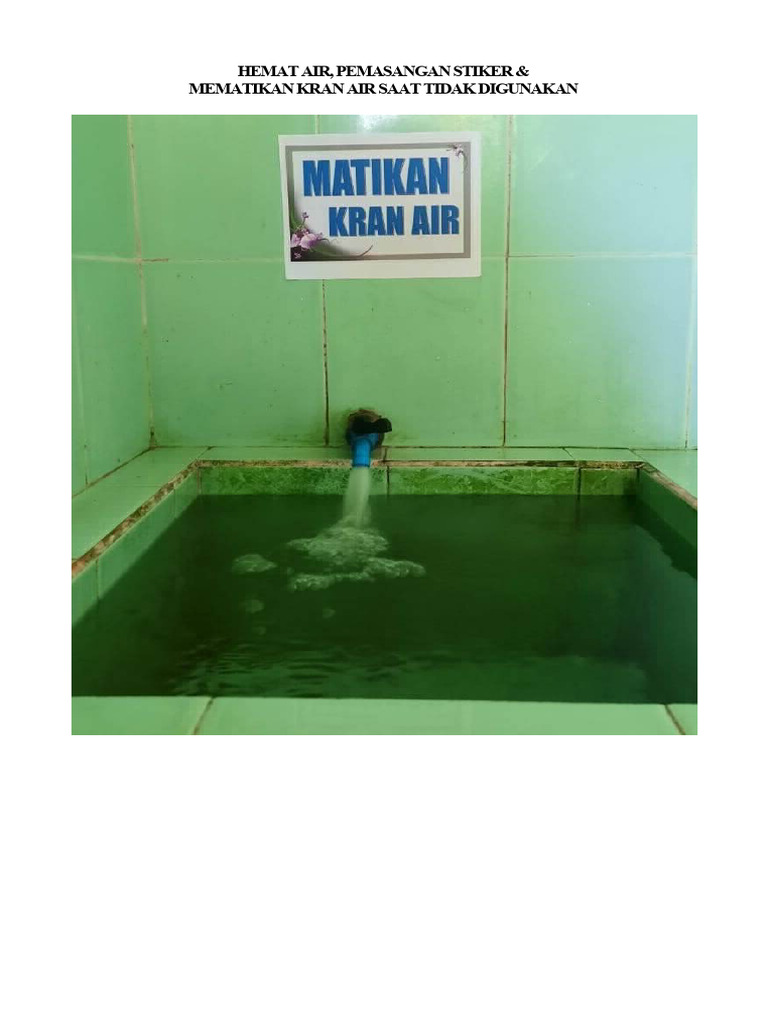 Hemat Air | PDF