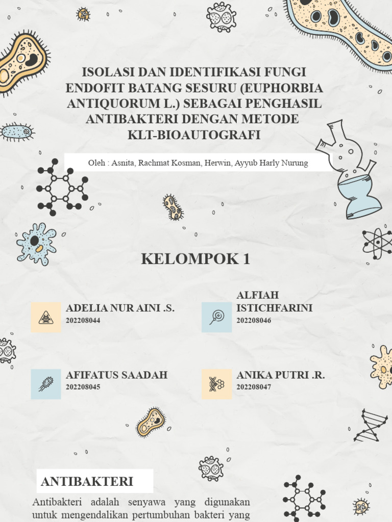 Kelompok 1 - Mikrobiologi Dan Parasitologi | PDF