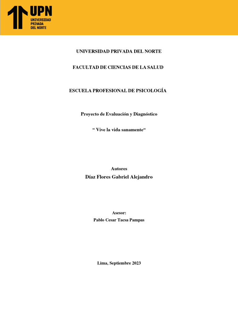 Evaluacion y Diagnostico Caso Internado 2 Gabriel Alejandro Diaz Flores | PDF | Diagnostico ...