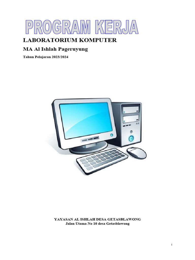 1.5. PROGRAM KERJA Lab Com | PDF