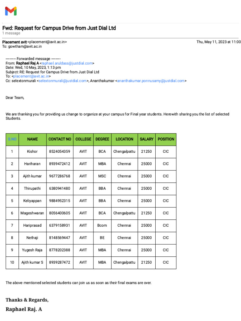 Keliappan Appointment Order | PDF | Mobile Computers | Mobile Software