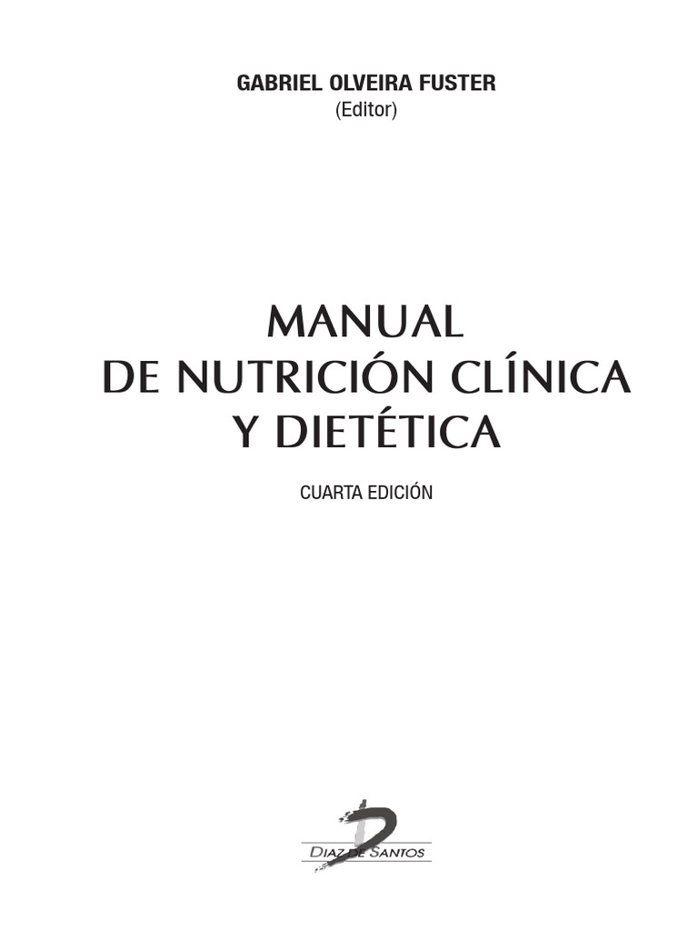 Gabriel Olveira Fuster. Manual de Nutricion y Dietetica | Descargar gratis PDF | Dietético ...