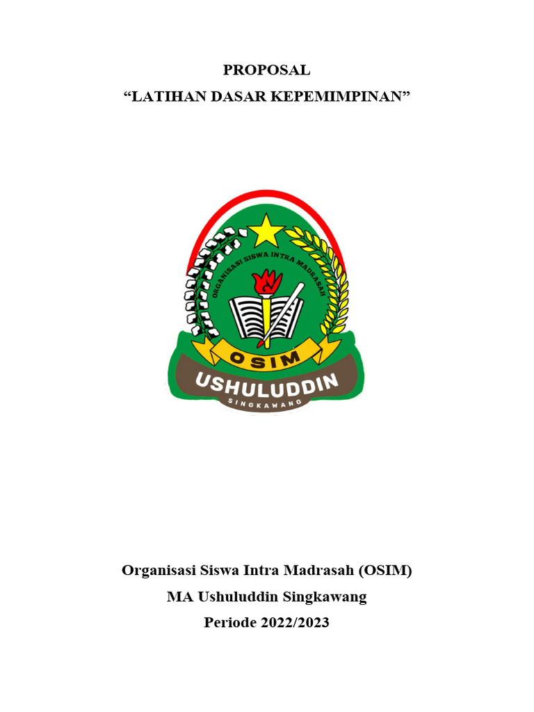 Proposal LDKS Osim | PDF