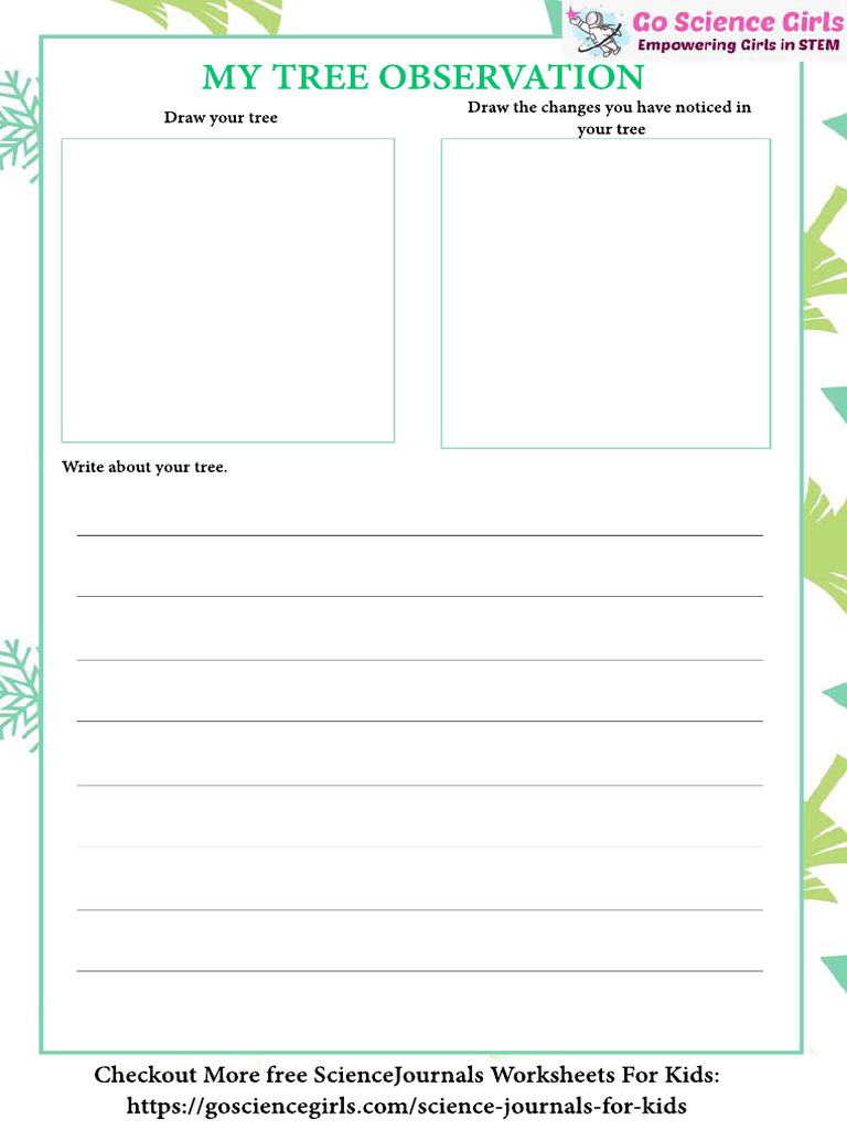 Science Journal Tree Observation | PDF