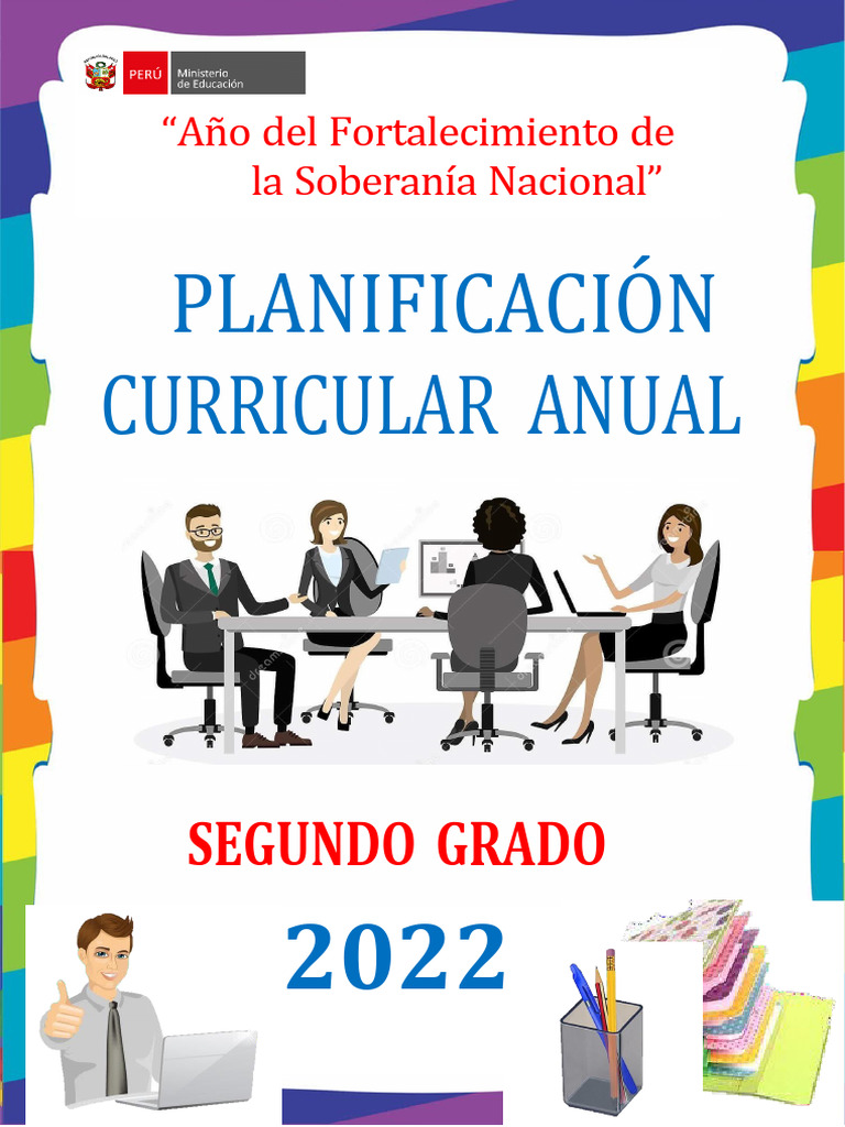 Planificacion Anual - Segundo Grado - 2022 | PDF | Aprendizaje | Plan de estudios
