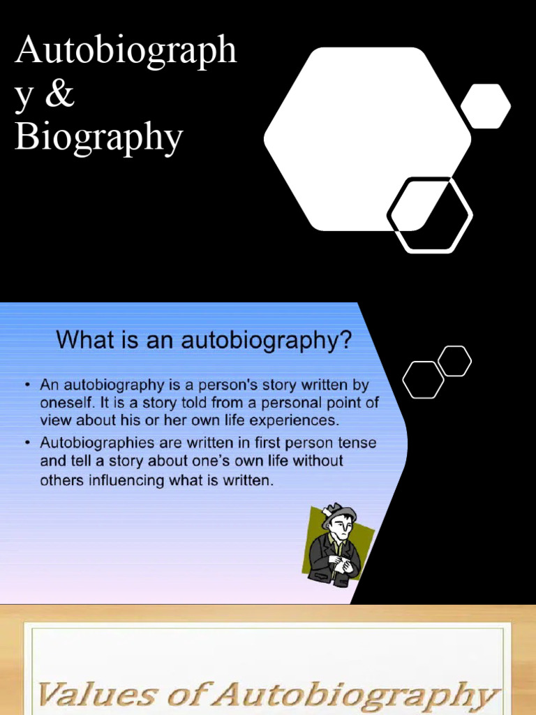 Autobiography & Biography Powerpoint | PDF