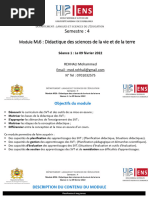 Cours Didactique APPLIQUEE SVT Kenitra | PDF | Enseignement | Pédagogie