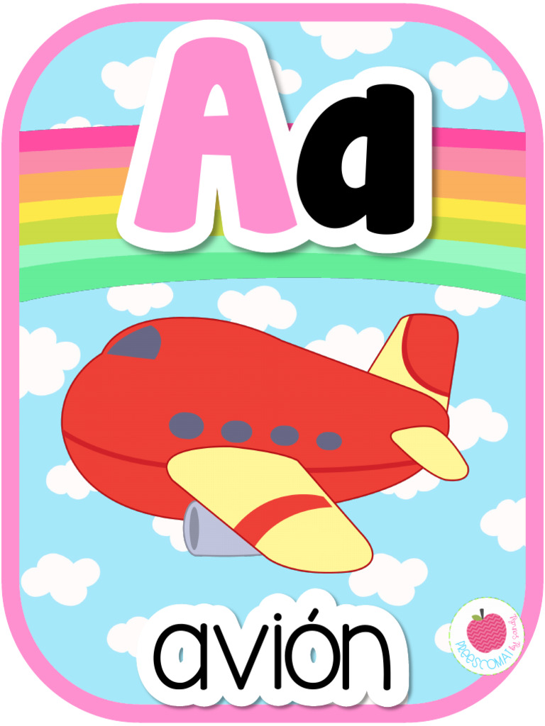 Abecedario Arcoiris. PreescoMAT | PDF