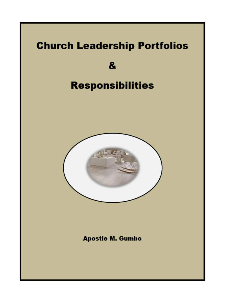 Church Leadership Roles and Duties | PDF | Elder (Christianity) | Pastor
