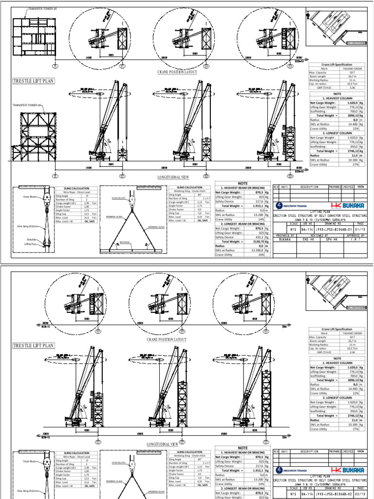 Lift Plan BC06 | PDF | Crane (Machine) | Structural Engineering
