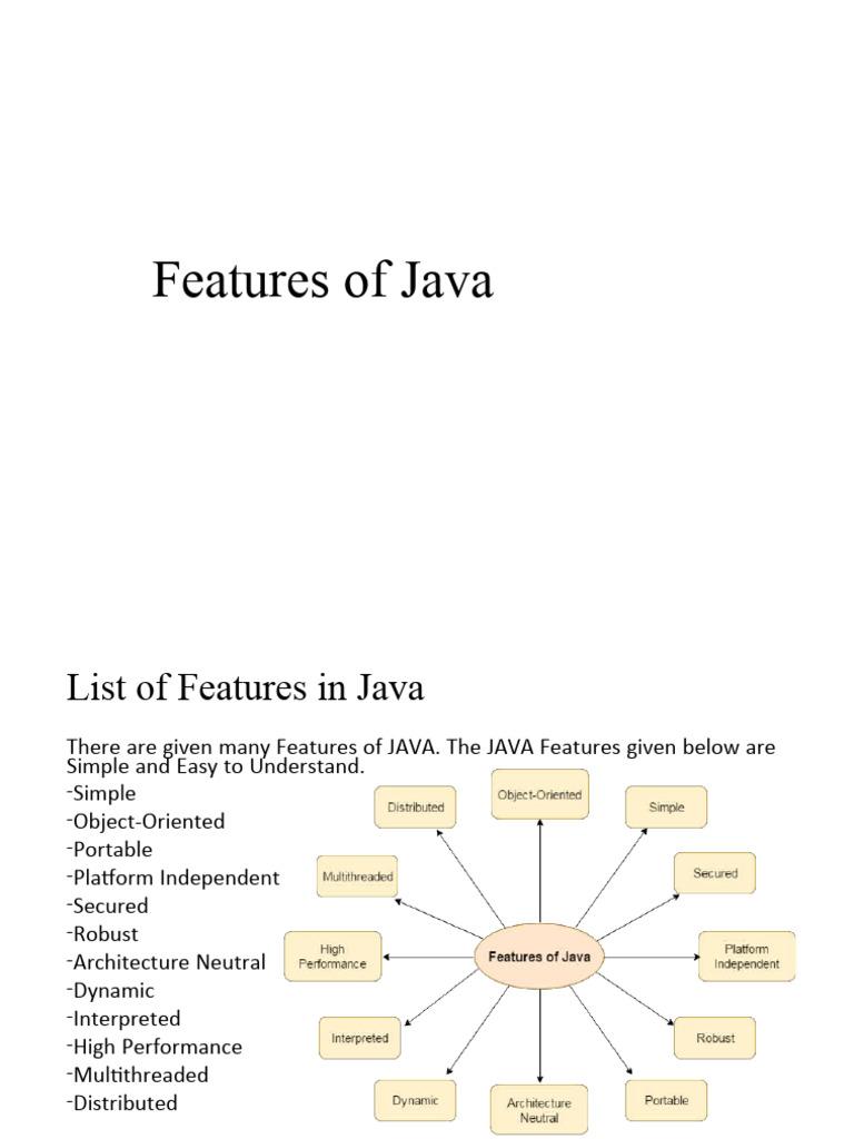 Features | Download Free PDF | Java (Programming Language) | Thread (Computing)