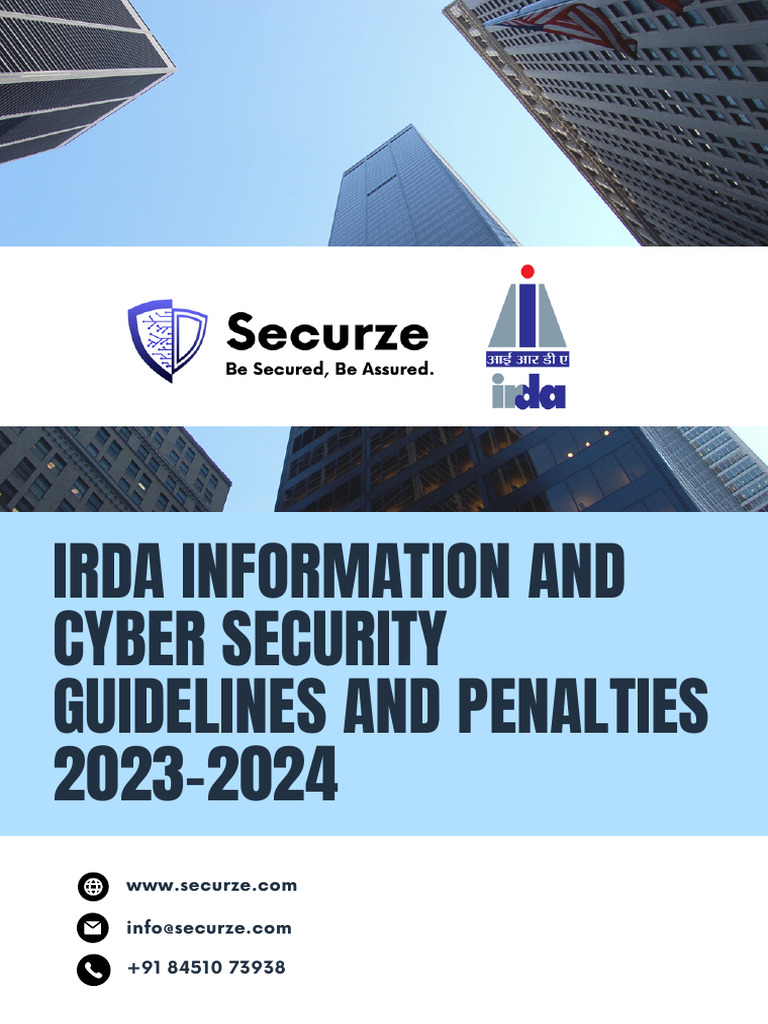 IRDA Information and Cyber Security Guidelines and Penalties 2023 2024 ...