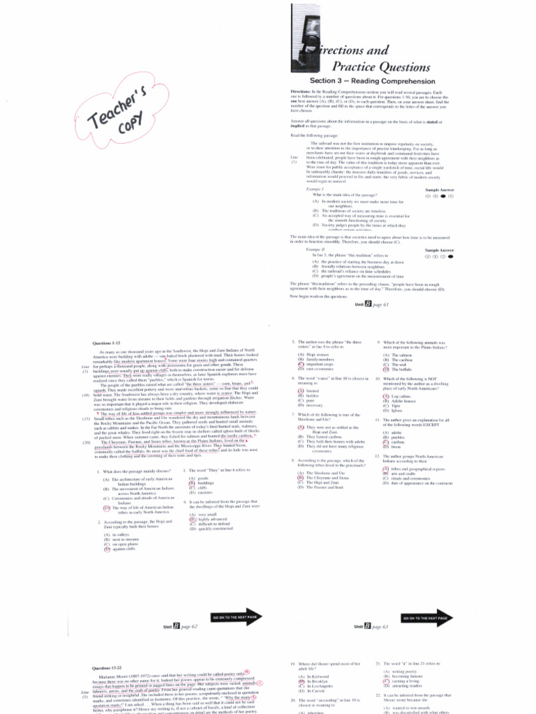 Toefl ETS Reading Practice | PDF