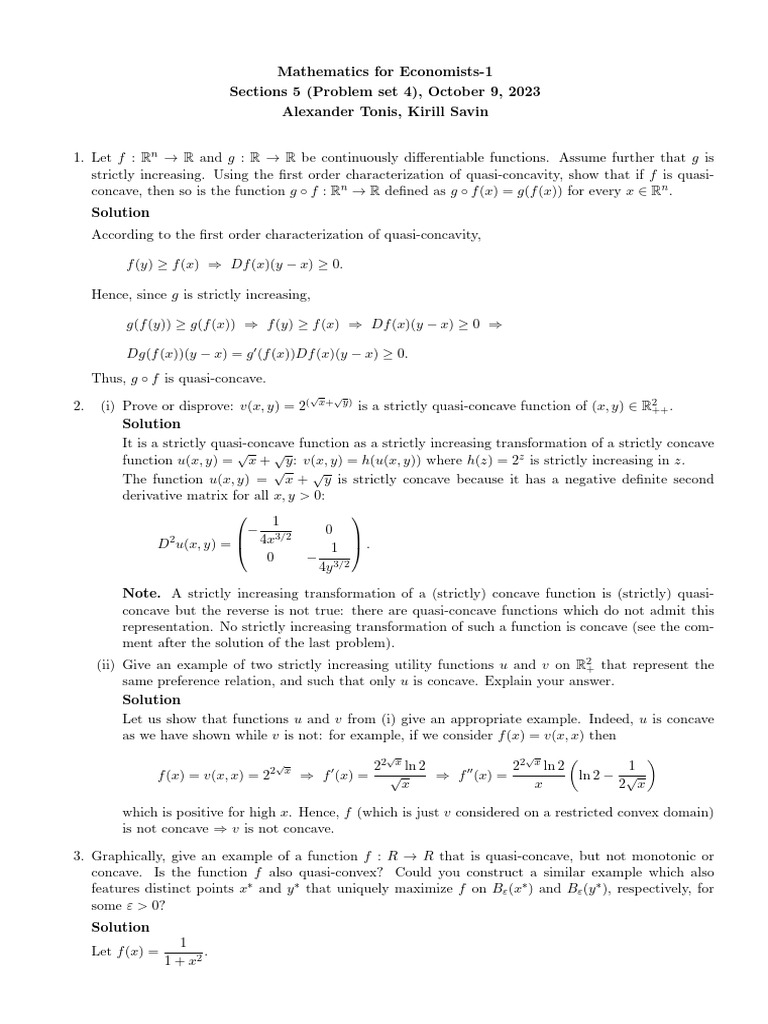 Section 5 | PDF | Monotonic Function | Functions And Mappings