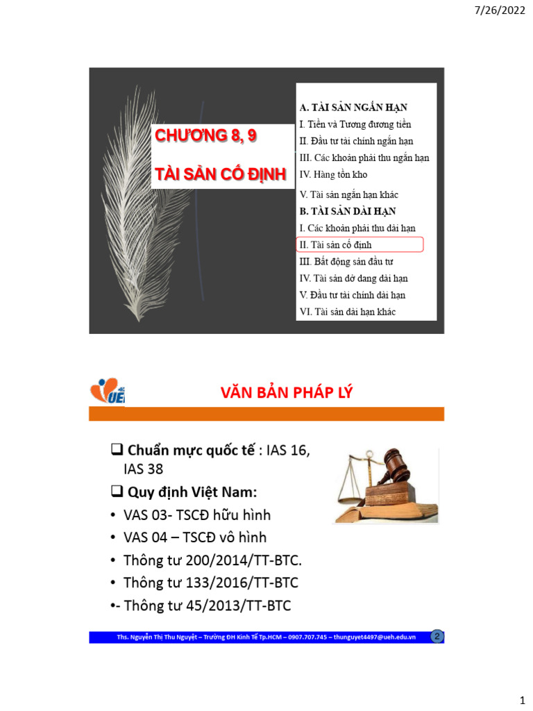 C89 - Tai San Co Dinh (2022) - 2 Slides | PDF