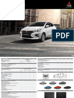 Mitsubishi MX Ficha Tecnica Mirage G4 MY25 | PDF | Coche | Vehículos con tracción trasera