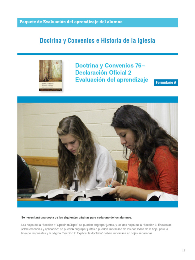 Doctrina y Convenios 76-DO2 | PDF | Sacerdote | Jesús