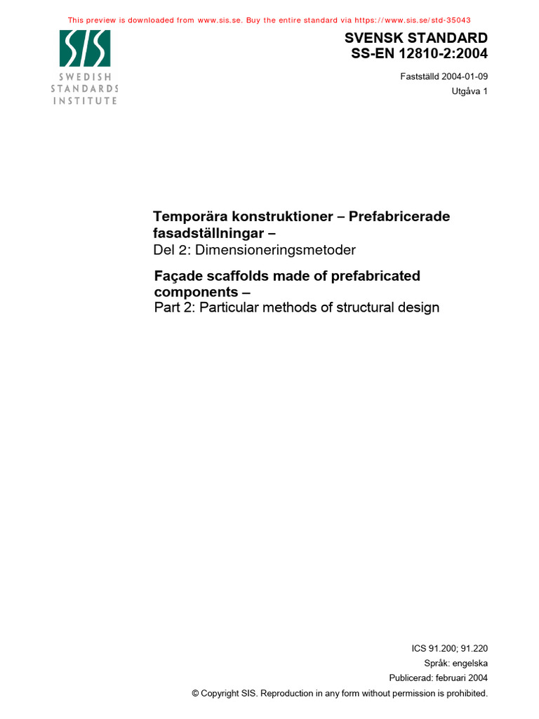 SS en 12810 2 2004 en PDF | PDF