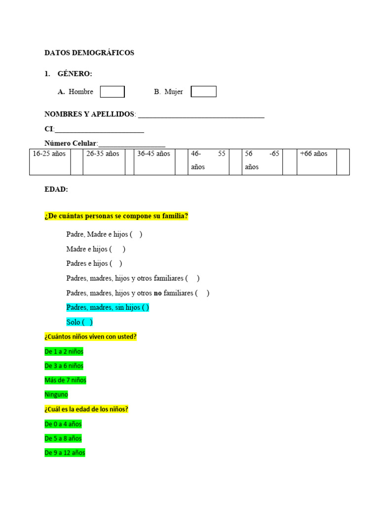 Formulario Base Económico 2 Azu (1) | PDF