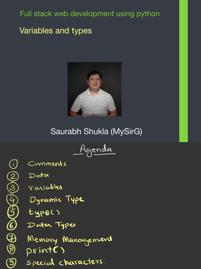 #2. Variables and Types | PDF | Variable (Computer Science) | Data Type