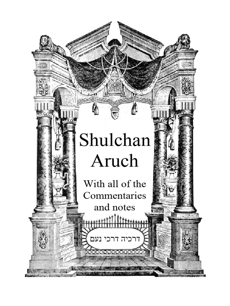 Shulchan Aruch One Page | Download Free PDF | Jewish Texts | Jewish ...