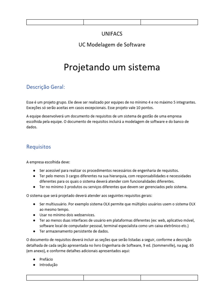 Projeto Modelagem de Software - v2 220413 131210 | PDF | Diagrama de caso de uso | Programas
