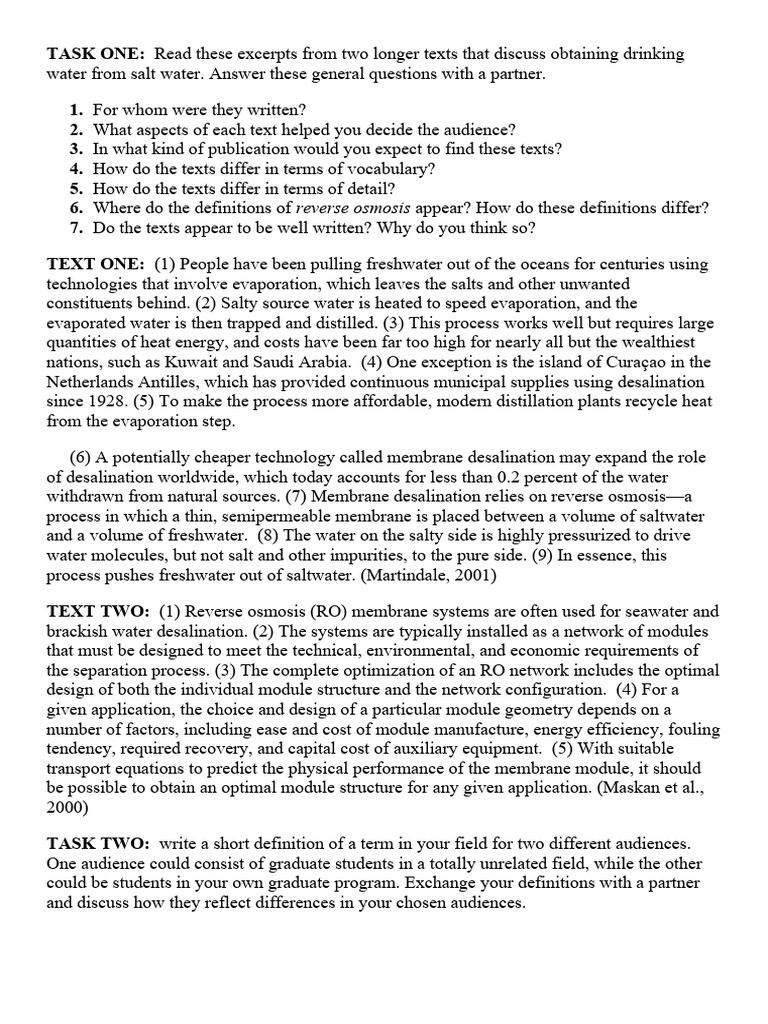 Activities Introducing Academic Writing | PDF | Electronic Waste ...