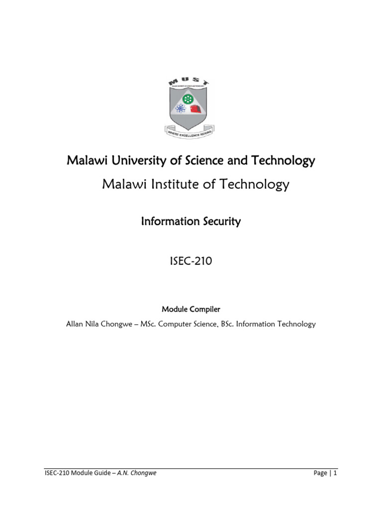ISEC-210 UNIT 02 - Information Security Threats and Attacks | PDF | Malware | Password
