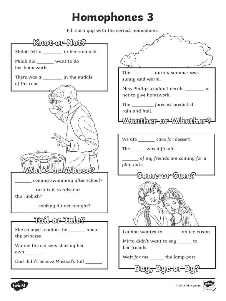 Homophones 3 | Download Free PDF | Weather | Meteorology