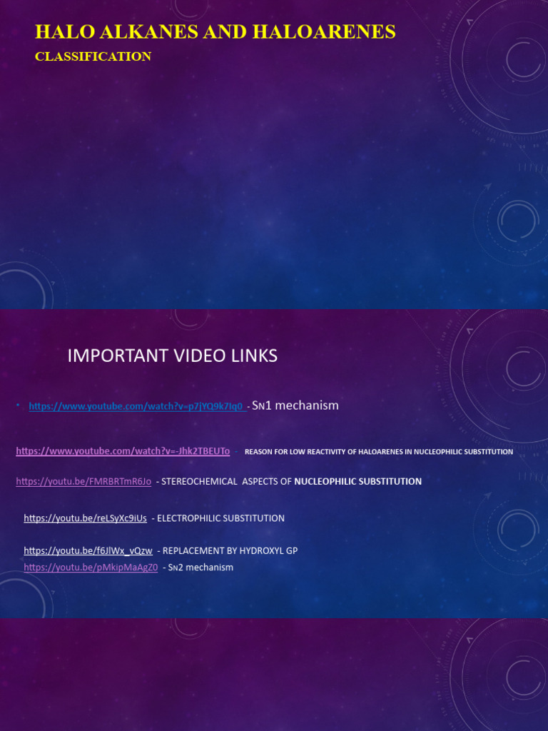 Halo Alkanes and Halo Arenes | PDF