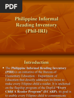 Phil Iri Computation | PDF | Reading Comprehension | Percentage