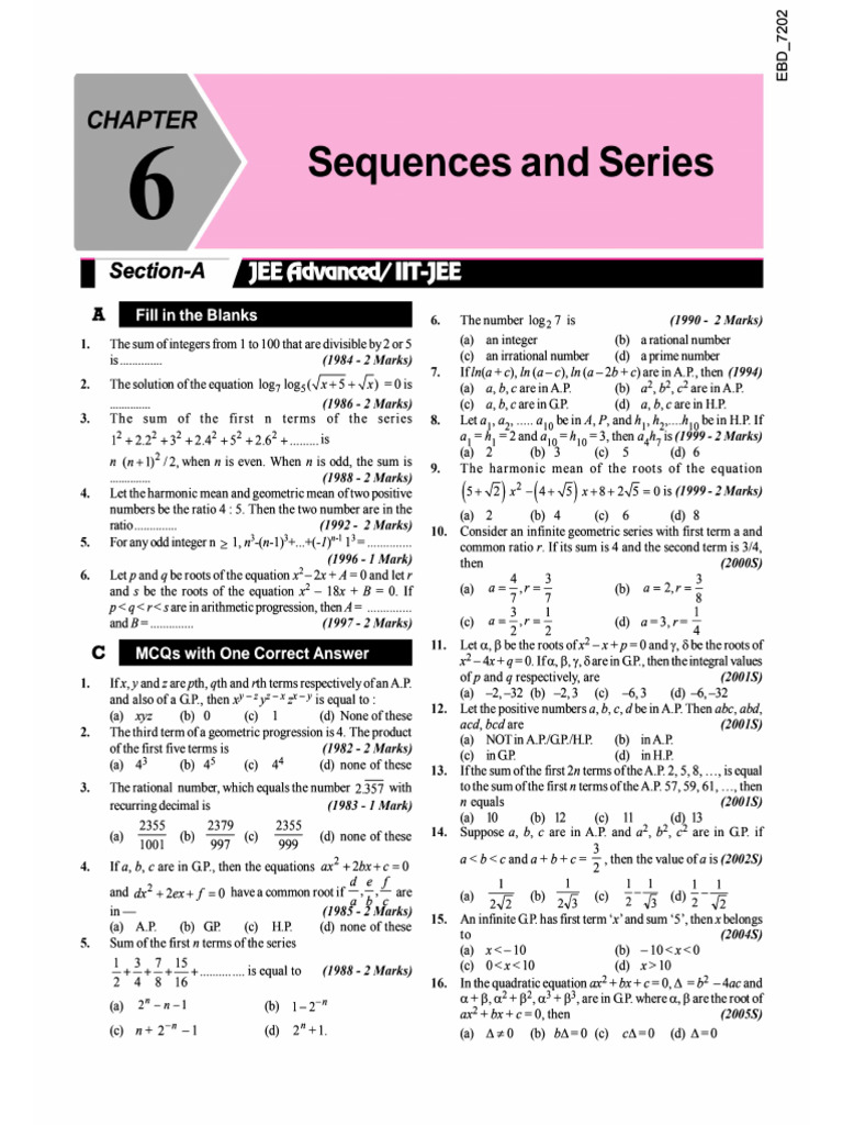 Sequence and Series | PDF