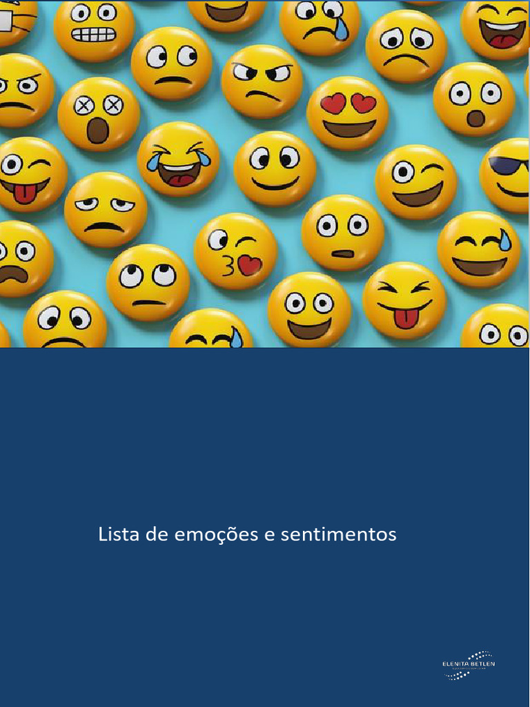 lista de sentimentos e emocoes | PDF | Psicologia | Emoções