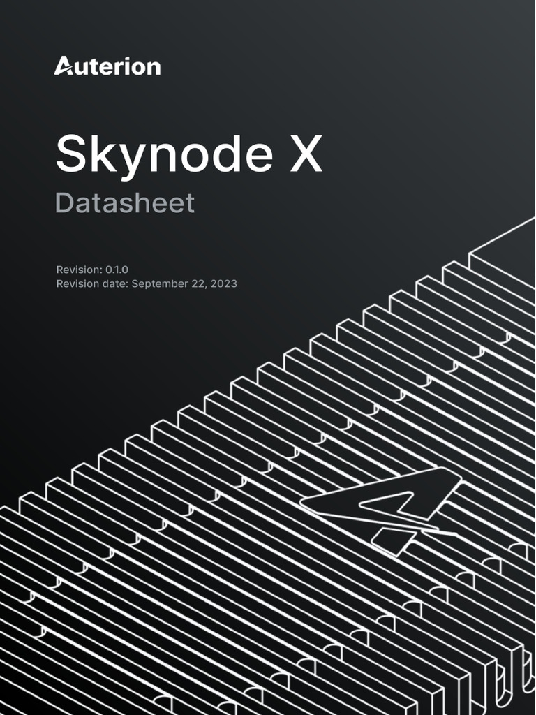 Skynode X Datasheet | PDF | Unmanned Aerial Vehicle | Usb