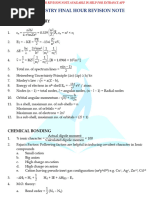 ACS Final Formula Sheet | PDF