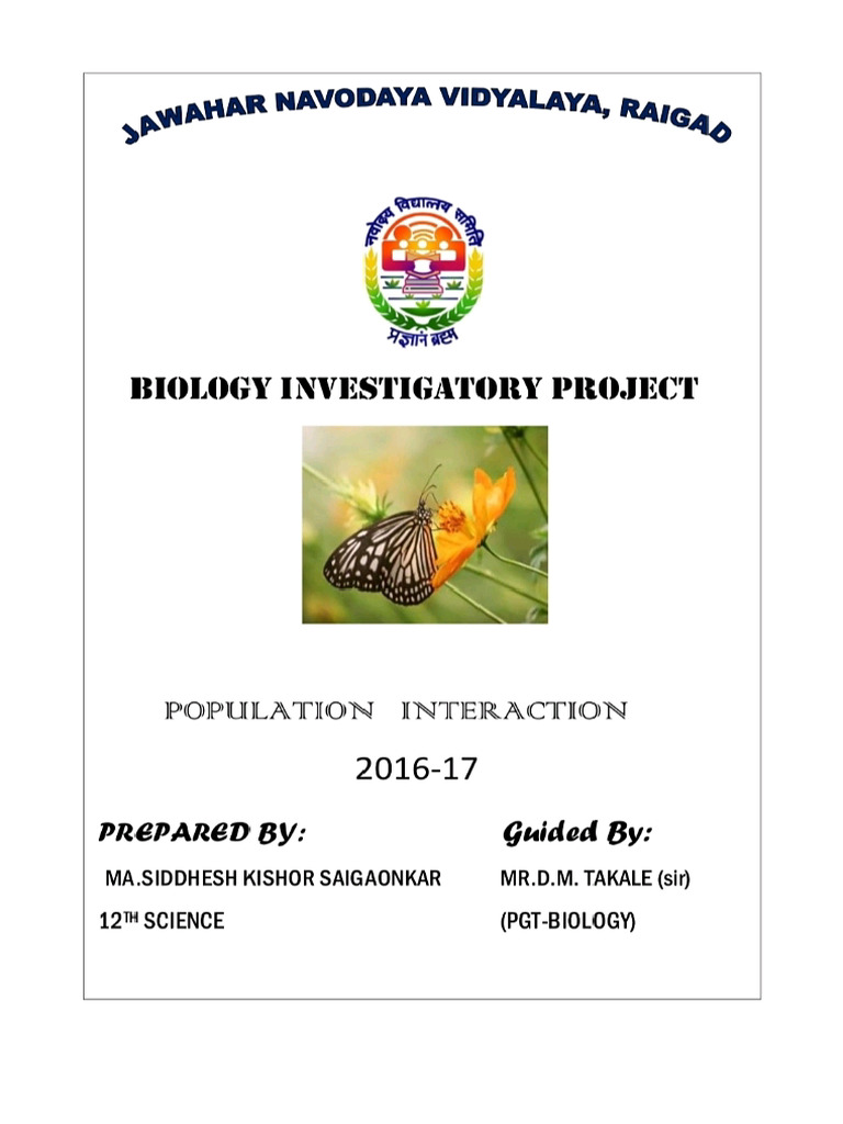 Population Interaction | PDF